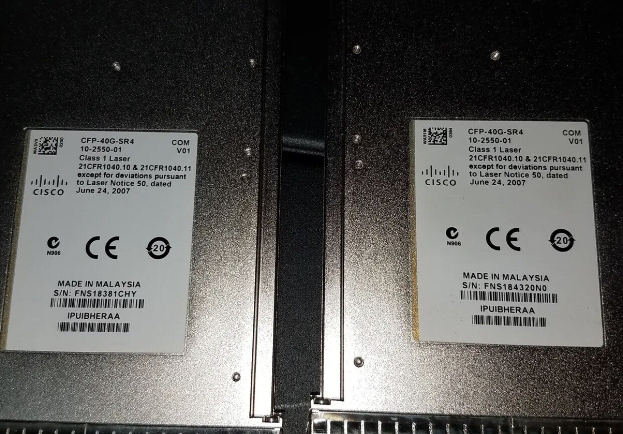 Cisco CFP-40G-SR4 10-2550-01 40GBase-SR4 CFP Module | eBay