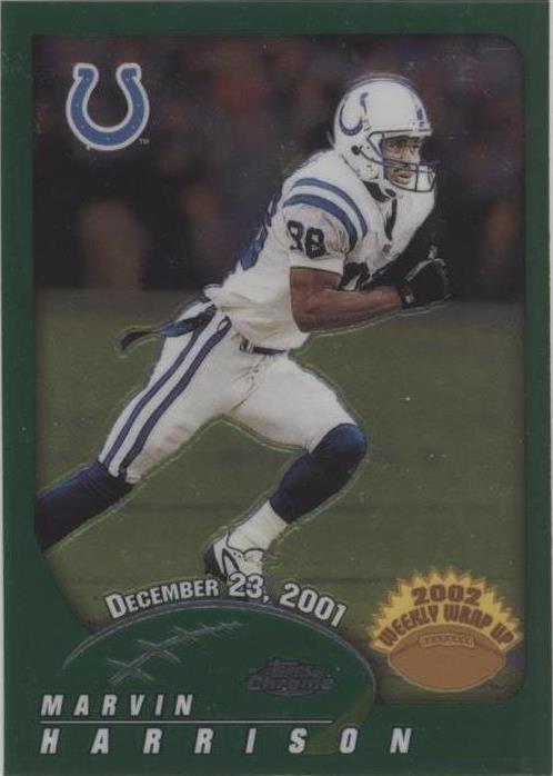 2002 Topps Chrome - 2002 Weekly Wrap Up Marvin Harrison #160 for sale ...