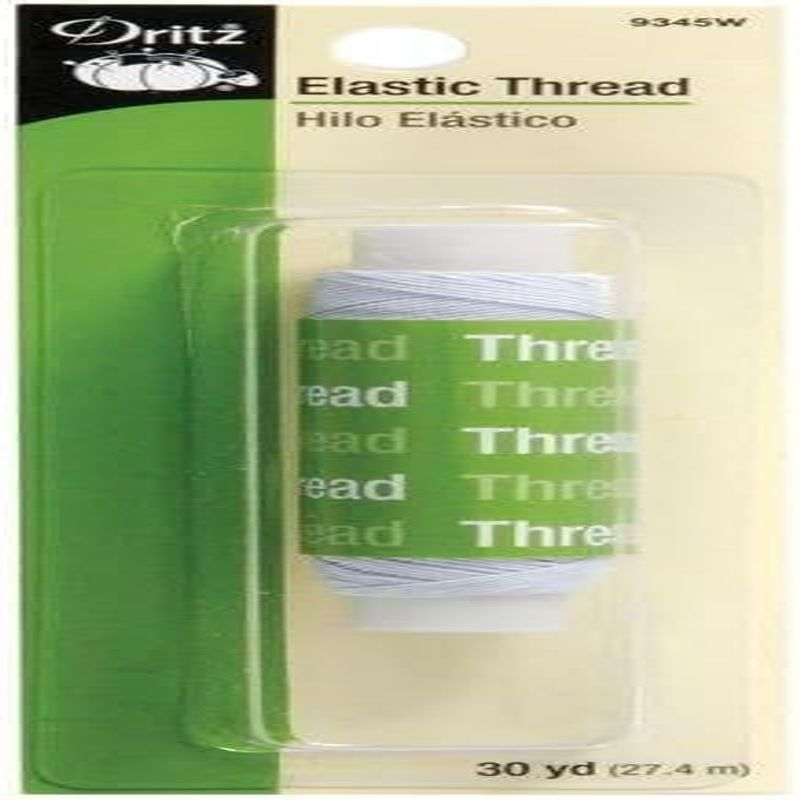 Dritz 30 Yards Elastic Sewing Thread White 72879093452| eBay