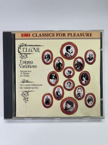 Elgar Enigma Variations Sir Adrian Boult London Philharmonic Classical ...