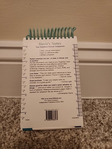 Ortho Notes Pocket Guide by Dawn Gulick Spiralbound 2018 4th Edition | eBay