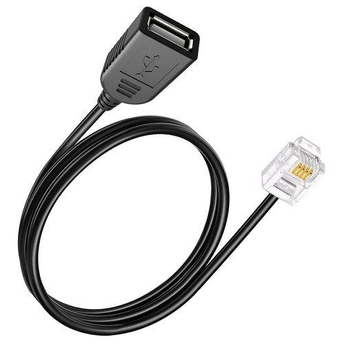 RJ116p4c Male to USB Female, RJ11 Modem Adapter, To 30cm | eBay