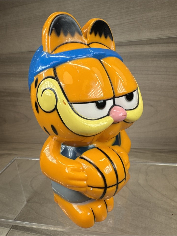 GARFIELD Flip Phone 1980s Enesco Telephone Playing Basketball RARE ...