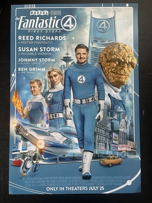 Fantastic Four First Steps Movie Poster 13 x 19 | eBay