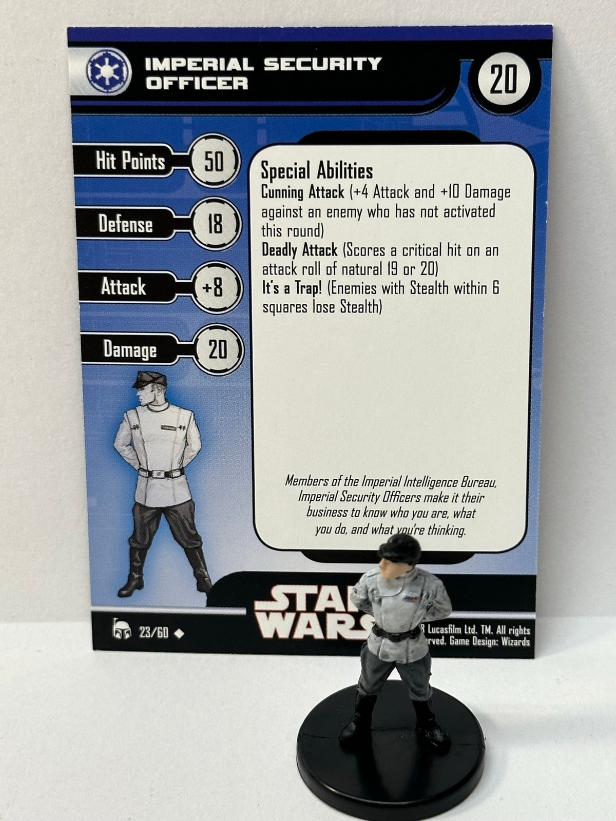 Star Wars Legacy of the Force 23/60 Imperial Security Officer (U ...