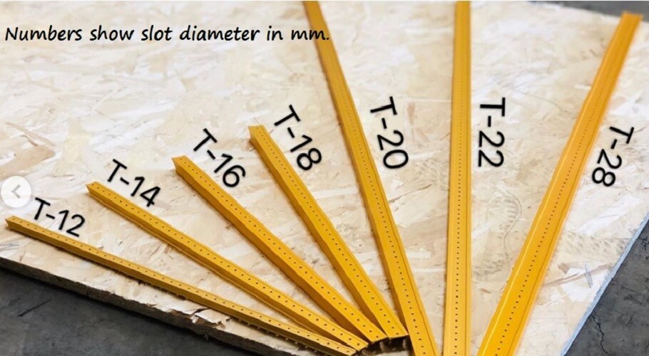 VST-16 Milling Table T-Slot Covers 16mm (5/8"), Set of 6 | eBay