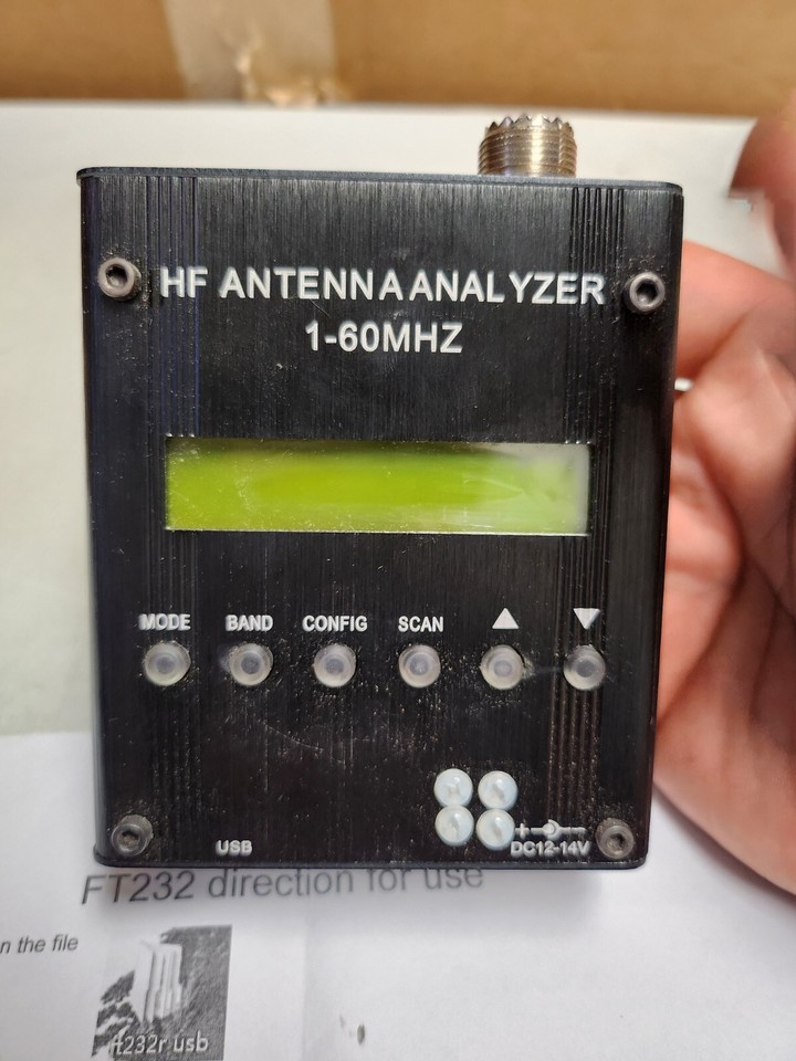 MR300 Digital Shortwave Antenna Analyzer Meter Tester 1-60M For Ham ...