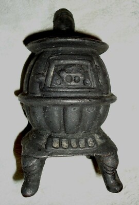 MINIATURE CAST IRON POT BELLY STOVE | eBay