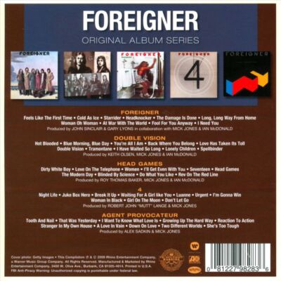 FOREIGNER - ORIGINAL ALBUM SERIES NEW CD 81227982836| eBay