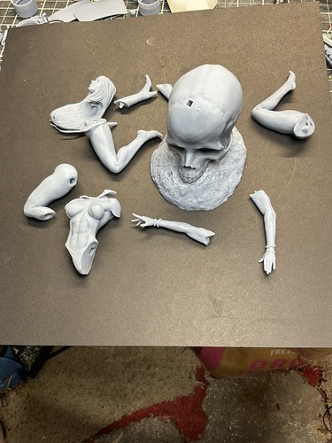 Vampirella Figurine Ready To Paint Resin 3d Printed 1/12 scale | eBay