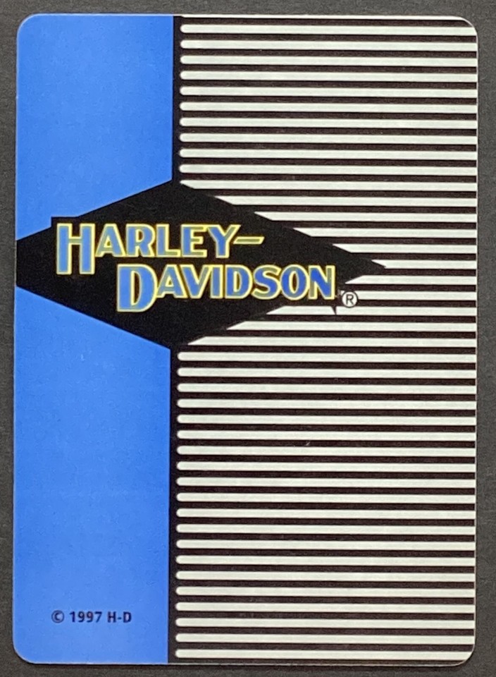 Walter Davidson Sr Harley Davidson Ad Single Swap Wide Playing Card ...