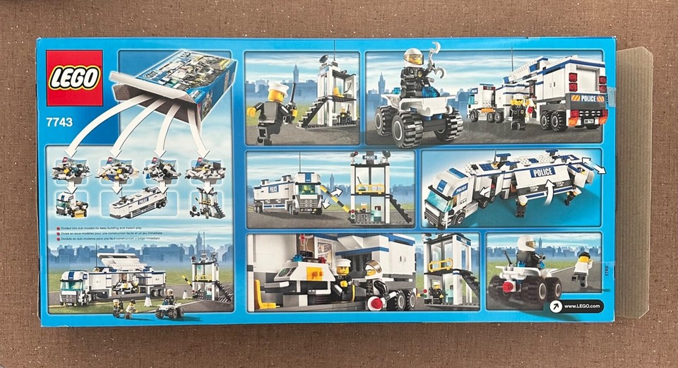LEGO CITY: Police Command Center (7743) 100% Complete Set with the ...