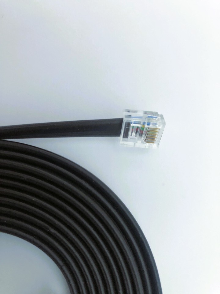 RJ12 BLK 6PIN DATA CABLE FOR DCC RAILWAY & DIGITRAX LOCONET UNIT | eBay UK
