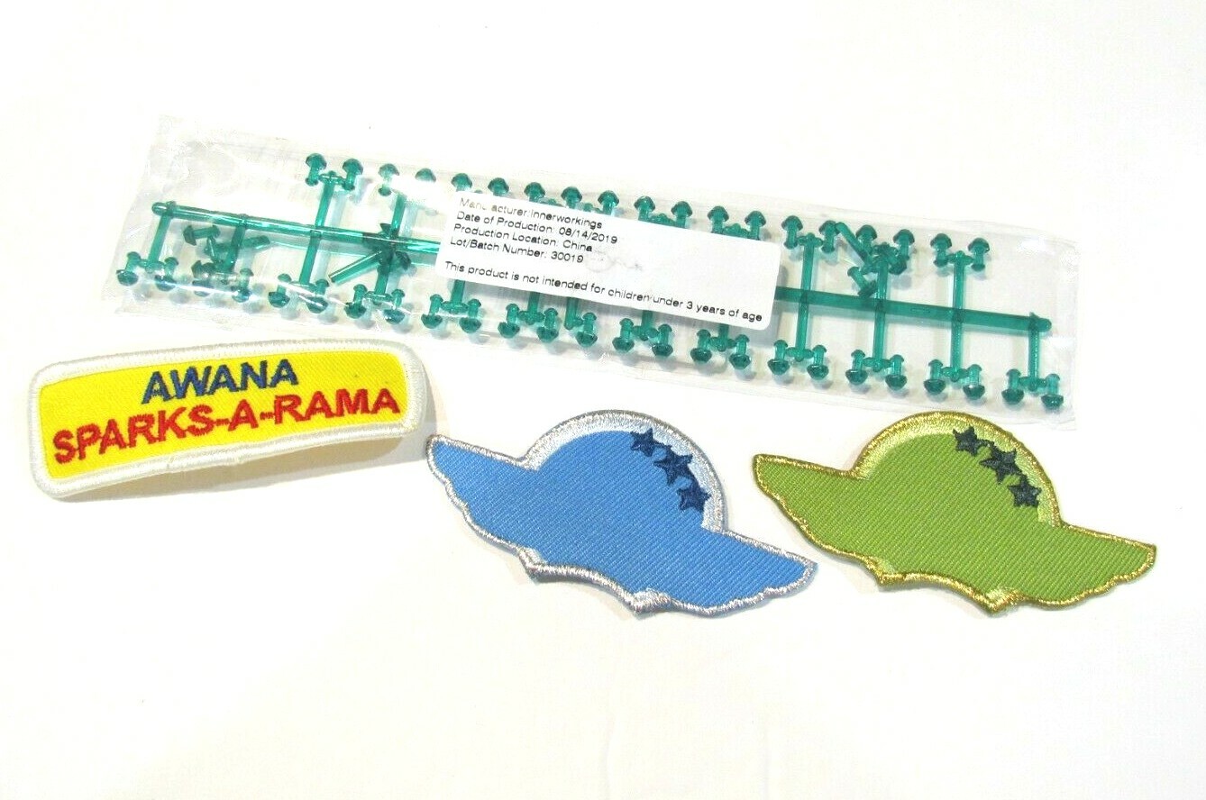 AWANA Sky Stormer Patch Wing Pin Sparks-a-Rama HangGlider Book Review ...