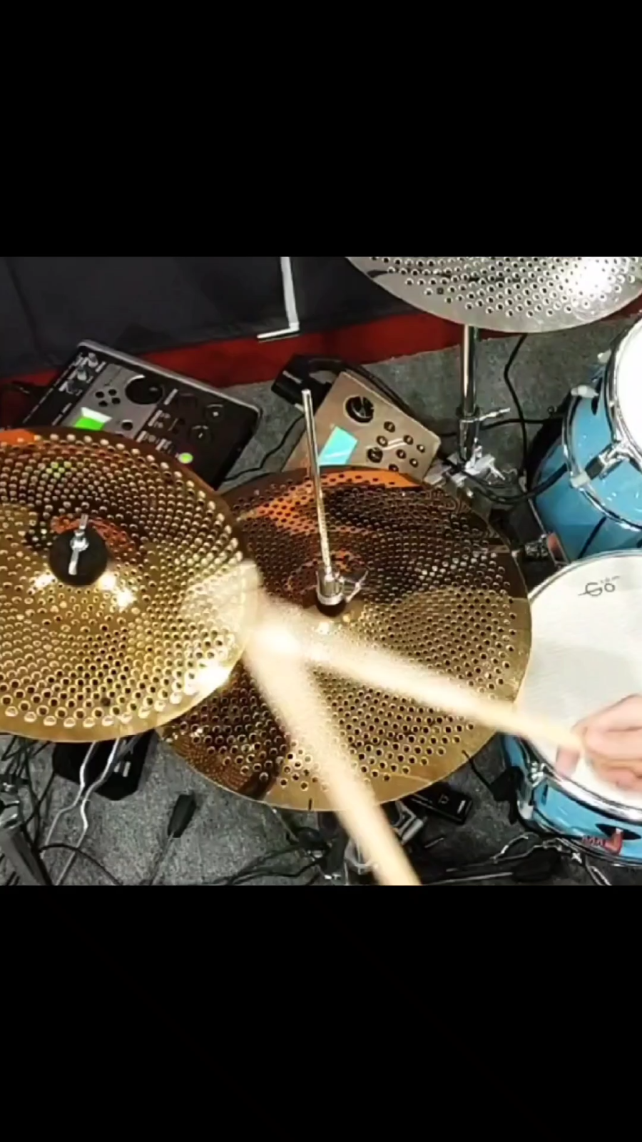 Goedrum Cymbal Membrane for DIY 10" Dual Zones E-Cymbal / Edge Trigger ...