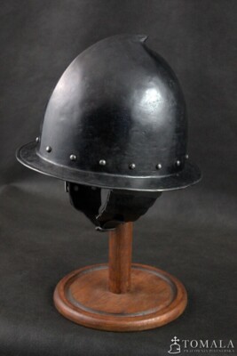 Medieval Knight Cabasset infantry Steel Spanish Morion Helmet With ...