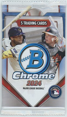 2024 Bowman Chrome Mega Box Base Chrome Pack (Not MOJO Pack) Factory ...