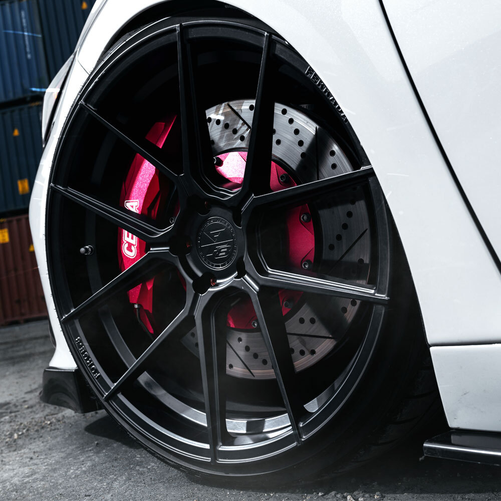 21" Ferrada FR8 Black 21x9 21x10.5 Forged Concave Wheels Rims Fits ...