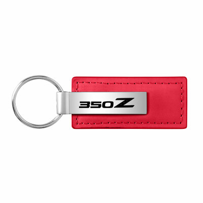 for Nissan 350Z Red Leather Key Chain Key-ring Keychain | eBay