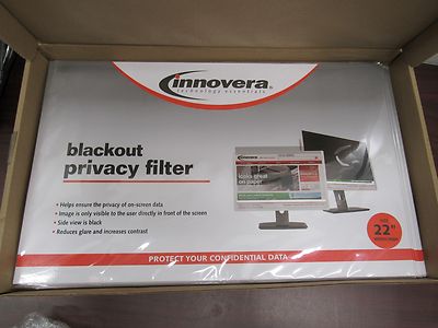 Lot of 5 Innovera IVR-BLF22W Blackout 22" Privacy Filters [24D] | eBay