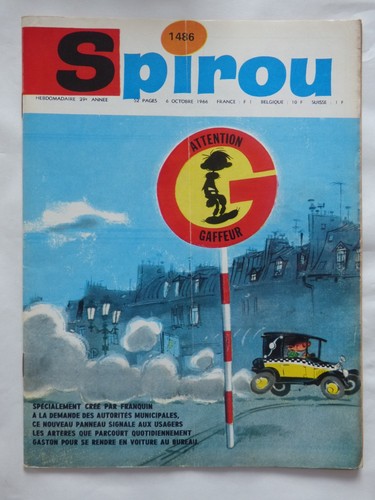 SPIROU n° 1486 J.DE LALAINS (4p) + MINI RECIT 341 + COVER FRANQUIN +n° CHARNIERE | eBay