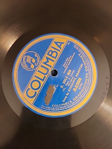 O Sole Mio / Maria Maric A2350 Columbia 78 RPM Guuseppe Agostini B78 | eBay