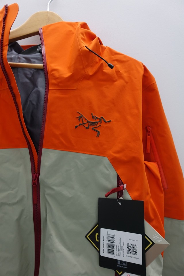 $800 Men's Arc'teryx Rush Gore-tex Shell Hooded Jacket Sz Medium in ...