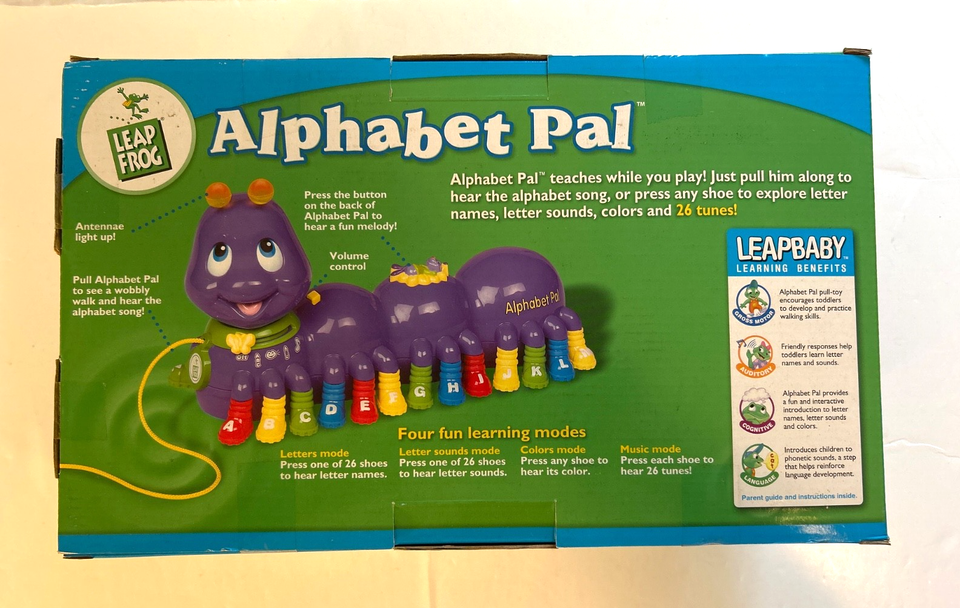 Leap Frog Alphabet Pal For 12 Months+ 2001 | eBay