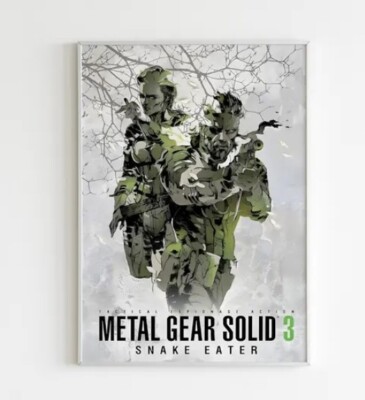 Metal Gear Solid 3 Poster | Metal Gear Solid Video Game Poster | eBay