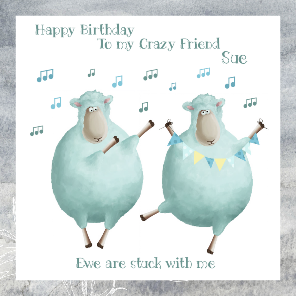 Sheep Birthday Quotes Funny Animal Card Happy Birthday Brother!|