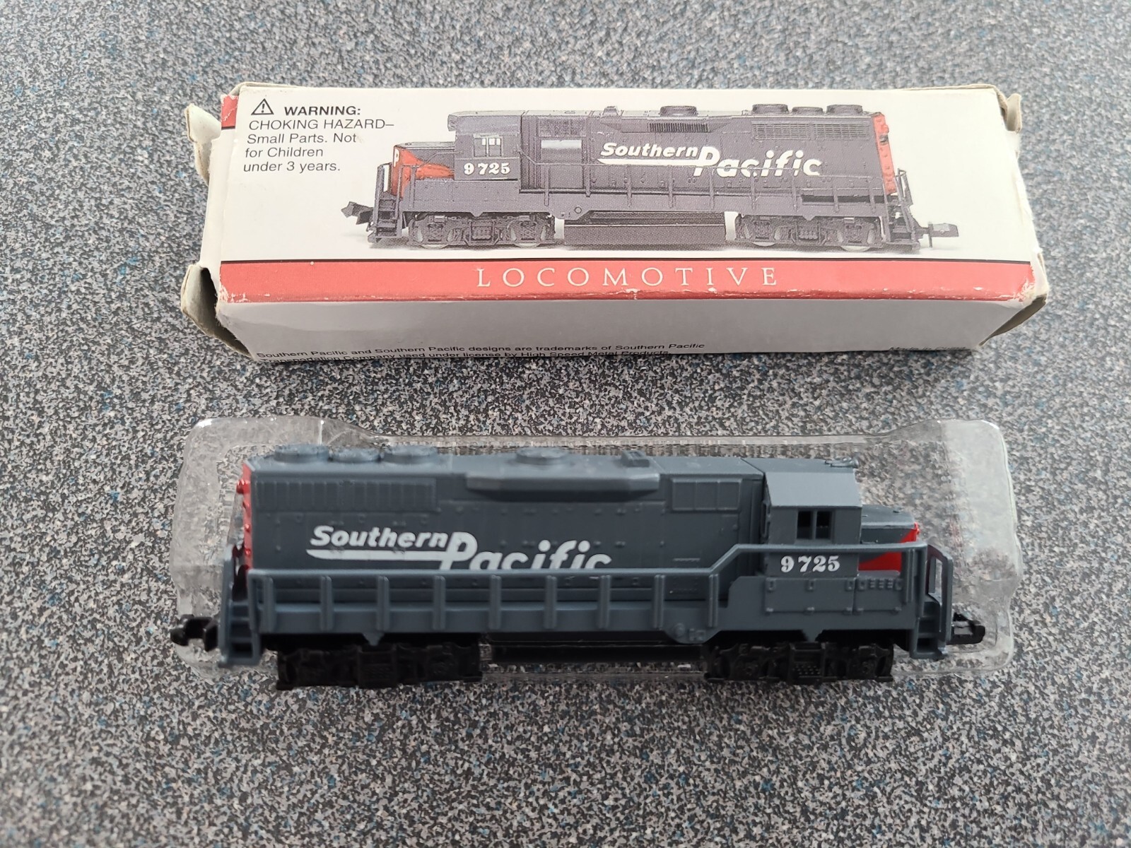 High Speed Metal Products Southern Pacific Locomotive #9725 N scale ...