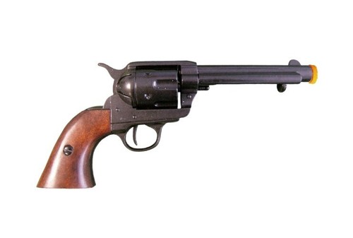 Denix Old West Frontier Non-Firing Replica Revolver, Metal Body, Black ...