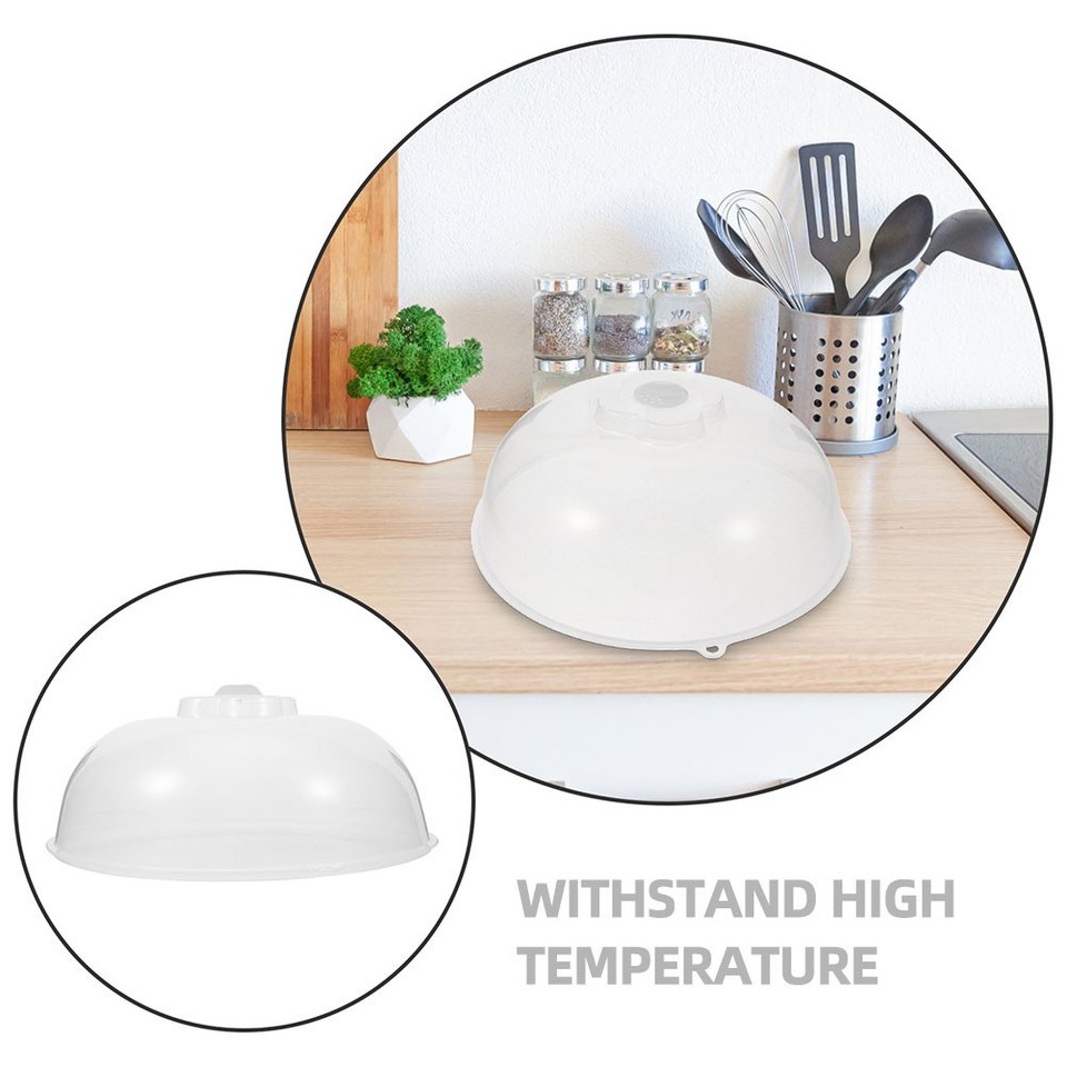 Splash Resistant Lids Cover Reusable Microwave Splatter Screen Guard ...