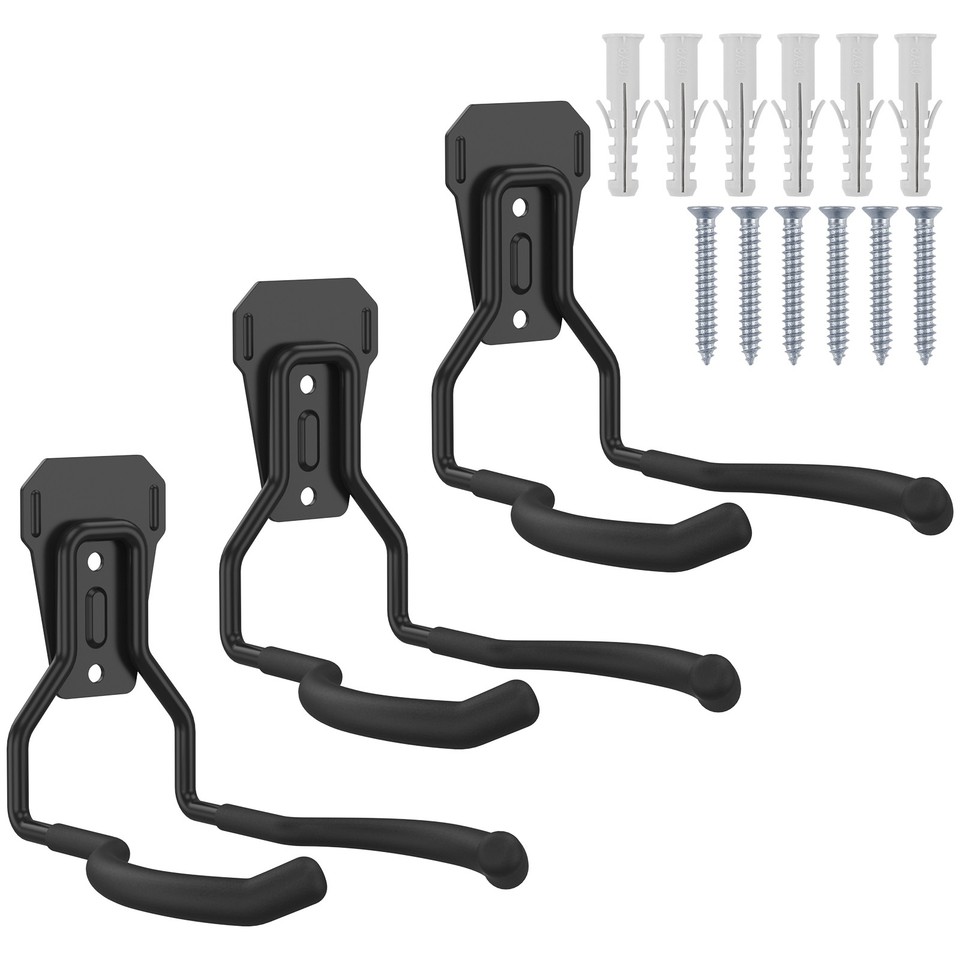 2/3Pcs Garage Power Tool Hook Set Wall Mounted Power Tool Hanger Garden ...