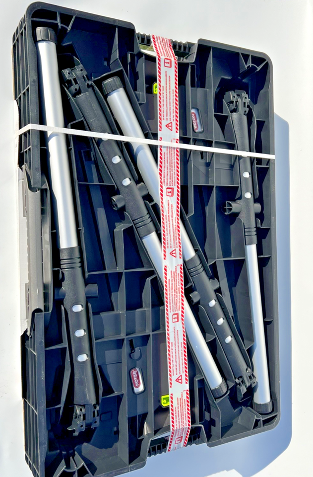 Keter Folding Work Table with Two Adjustable Clamps, 1000-Lb. Capacity ...