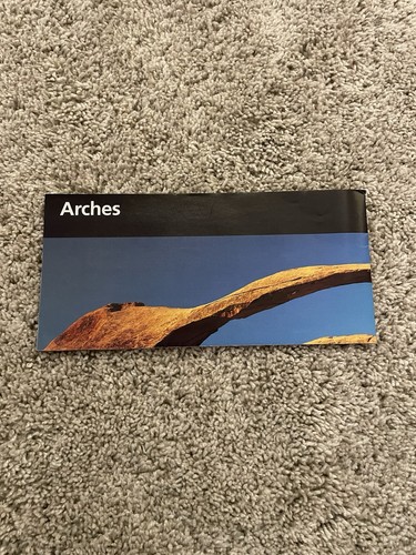 Arches National Park map brochure NPS Unigrid NEW Utah 5 Crown Jewell ...