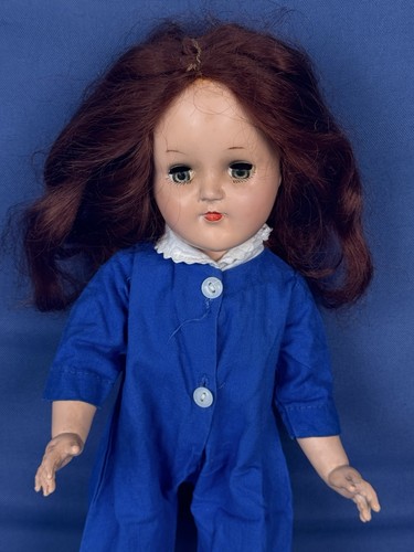 Vintage Ideal TONI 16" P-91 Doll Reddish Brown Hair 1950’s Hard Plastic ...