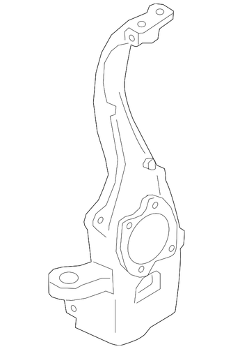 Genuine Audi Steering Knuckle 80A-407-253-C | eBay