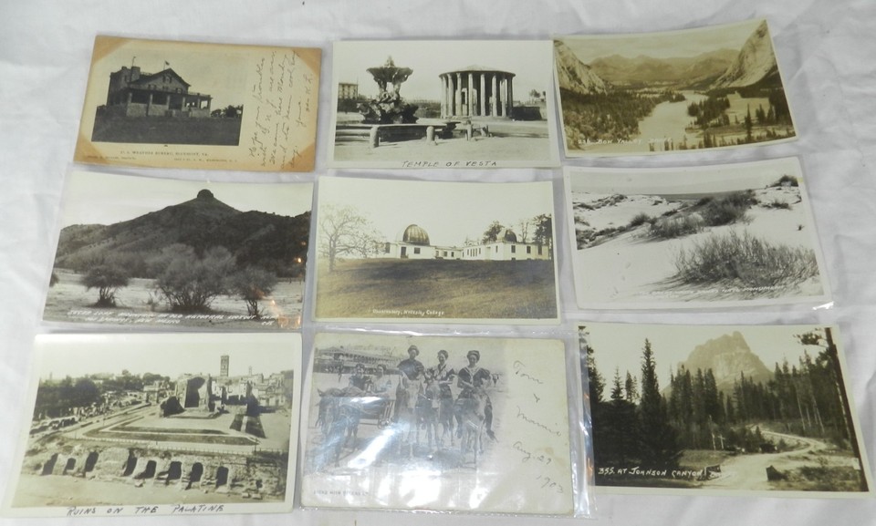Lot of 50 Vintage Real Photo Postcards RPPC - Various Subjects | eBay