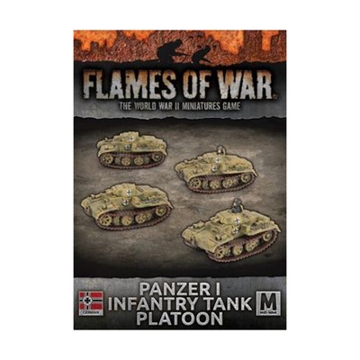 Battlefront WWII German Tanks Mini 15mm Panzer I Infantry Tank Plato SW ...