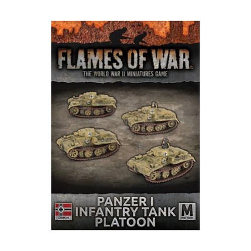 Battlefront WWII German Tanks Mini 15mm Panzer I Infantry Tank Plato SW ...