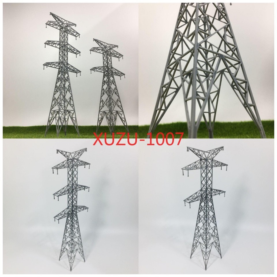 Diorama N Scale Power Transmission Tower Model Scene Building Model ...