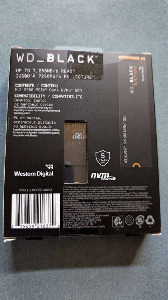 WD black SN7100 1tb nvme Brand New Sealed | eBay