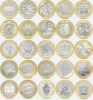 RARE £2 TWO POUND COINS + FREE FLIP & FAST POST + CAREFULLY PACKAGED ...