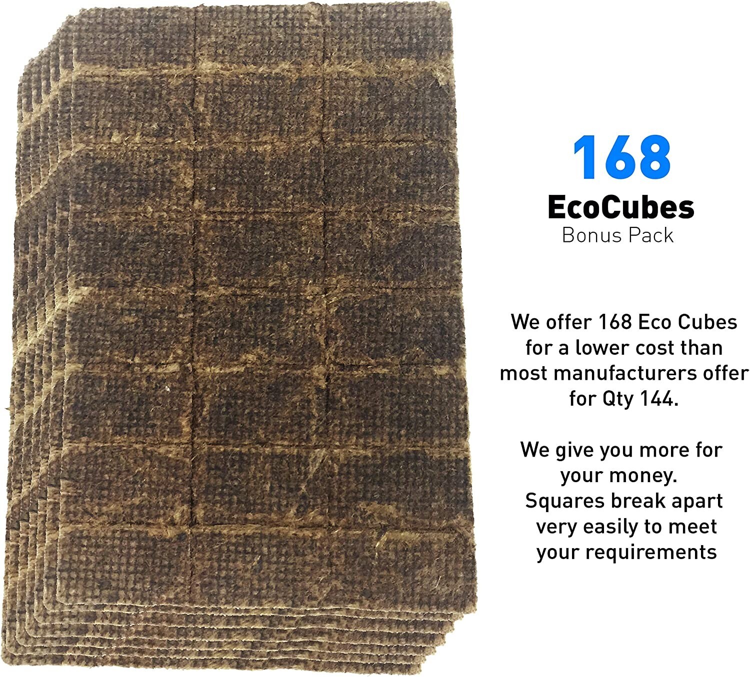 Eco Cubes–Fire Starter for Grills, Fireplaces, Campfires and Wood Stove ...