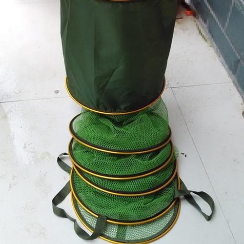 33/40CM Nylon Fish Net Aluminum Alloy fish Trap Collapsible Carp ...