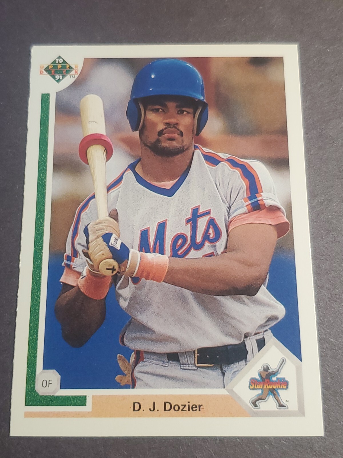 1991 Upper Deck Baseball #3 Star Rookie D. J. Dozier New York Mets RC ...