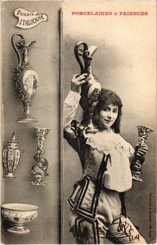 CPA AK Porcelaines et Faiences Faience Italienne BERGERET (1356727) | eBay