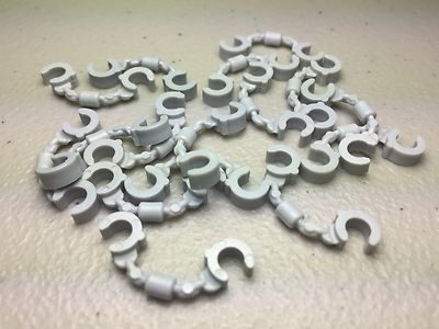 LEGO 16 Piece Lot Light Bluish Gray Minifigure Prison Handcuffs | eBay