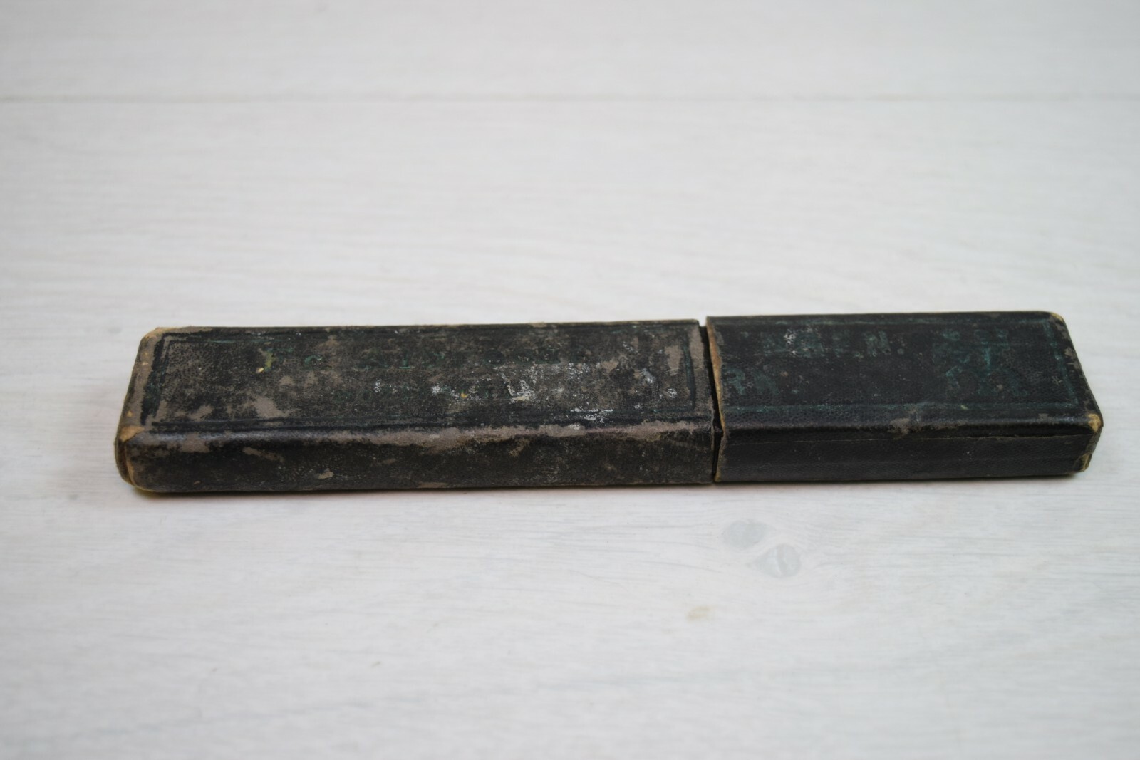 2 Antique Military MERKUR & EDV NEISTROM Straight Razor Solingen German ...